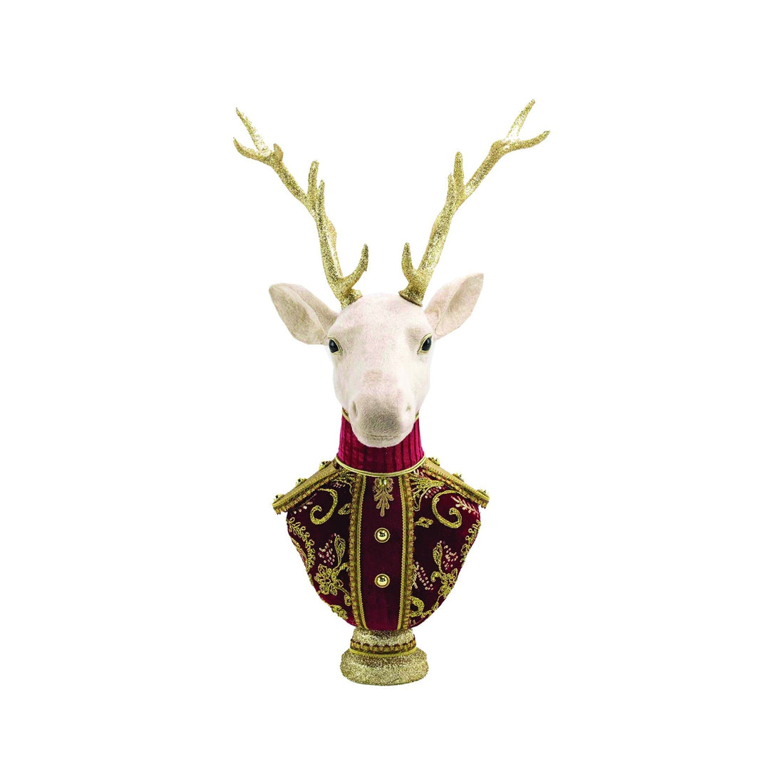 Christmas Festive Velvet-Coated Reindeer Head – Mustang advertising ...